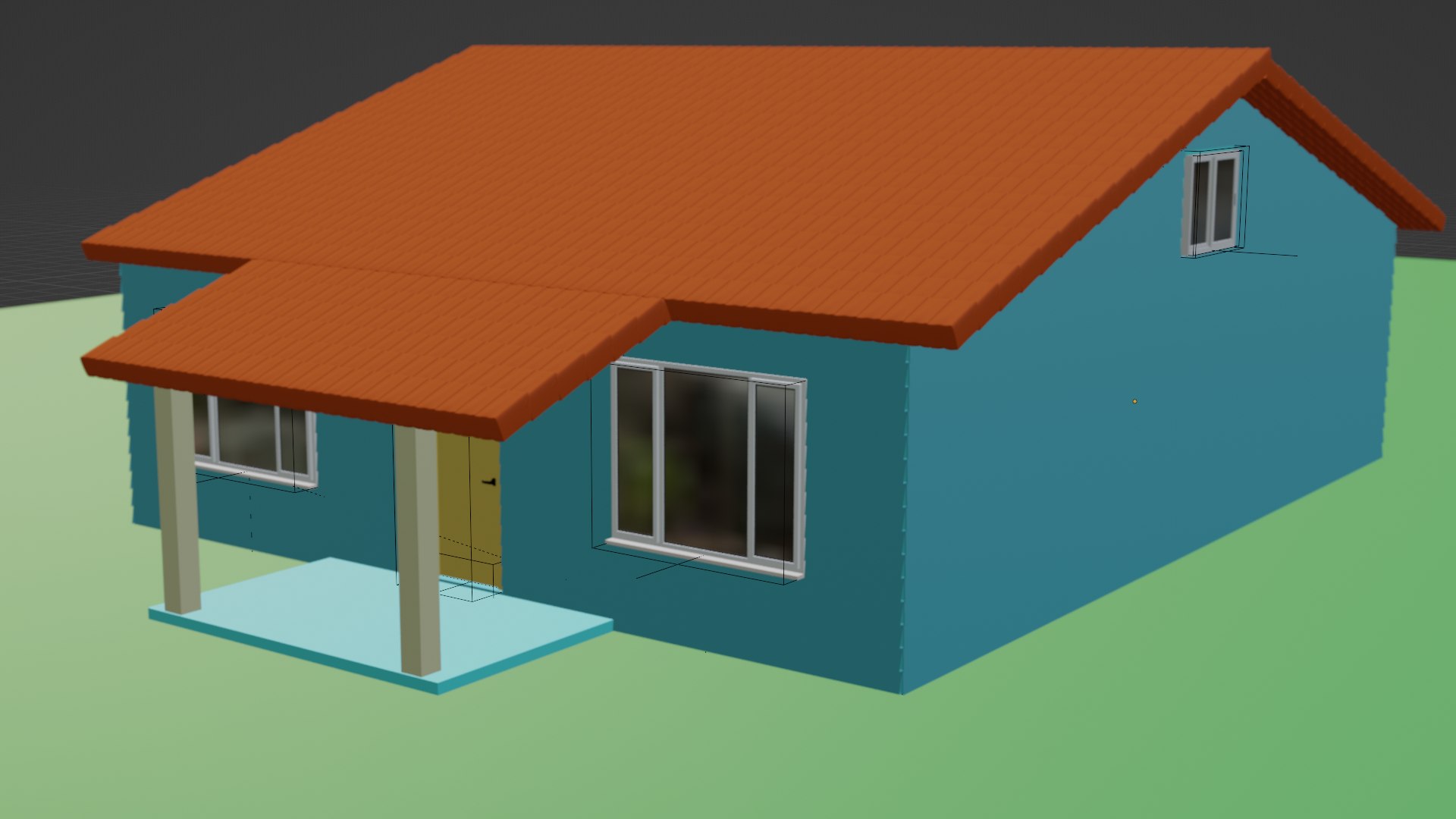 Simple House 1 3D - TurboSquid 2129661