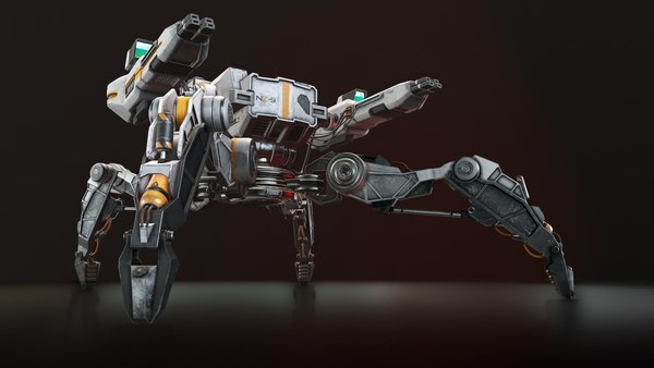 Sci-Fi Turret model - TurboSquid 2020847