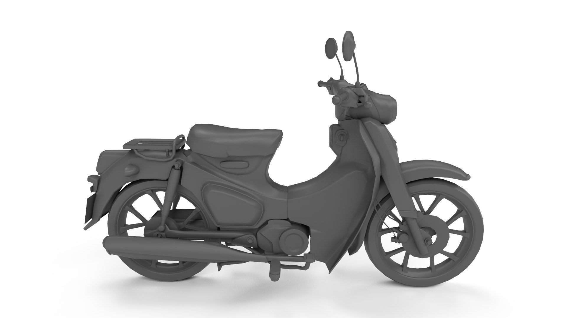 Honda Super Cub C125 Model - TurboSquid 2123153