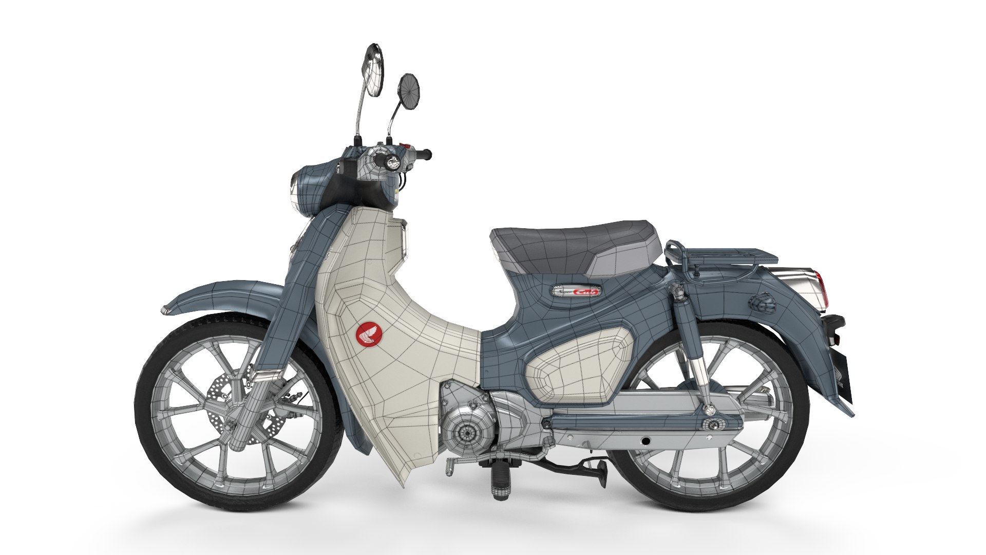 Honda Super Cub C125 Model - TurboSquid 2123153