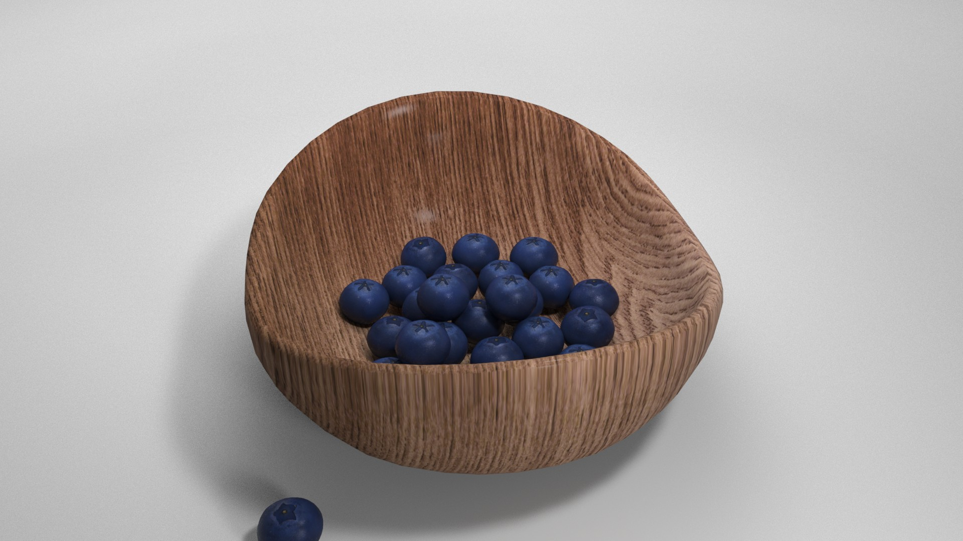 Blueberries 3D Model - TurboSquid 1857155