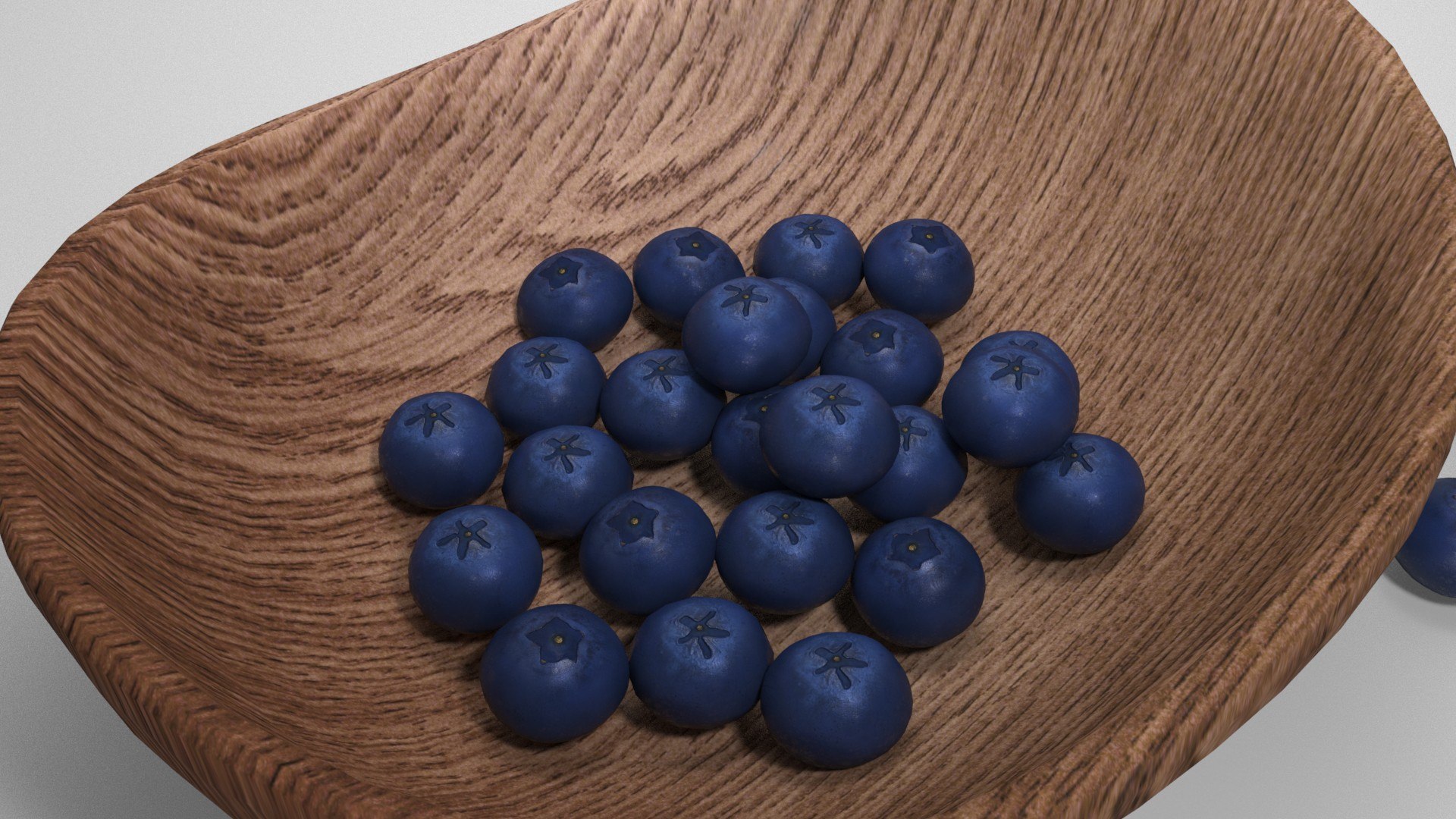 Blueberries 3D Model - TurboSquid 1857155