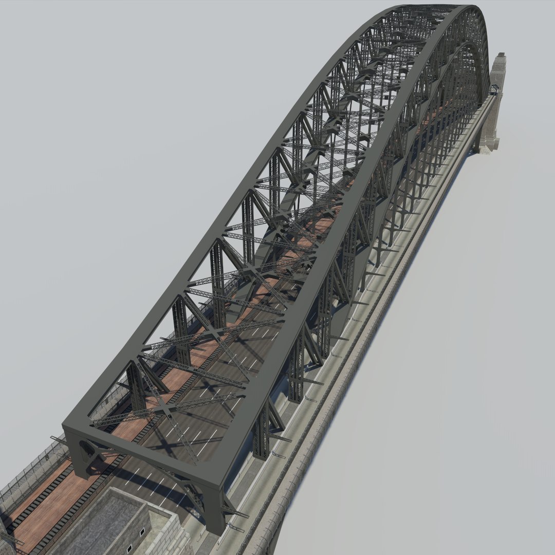 sydney harbour bridge 3d model