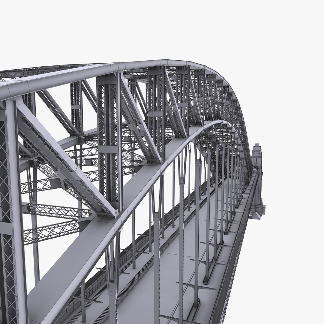 sydney harbour bridge 3d model