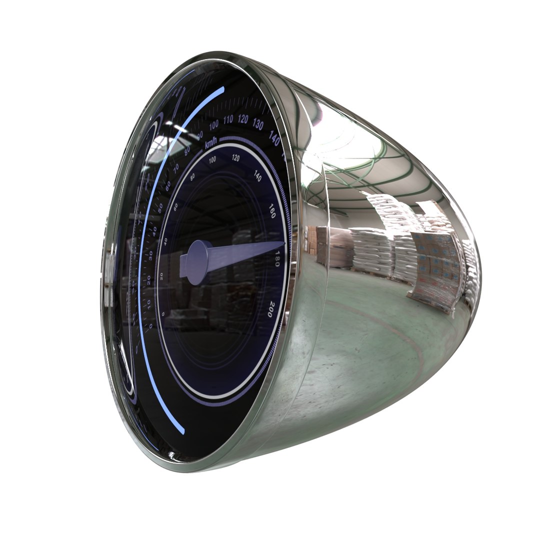 3d Model Of Speedometer Meter