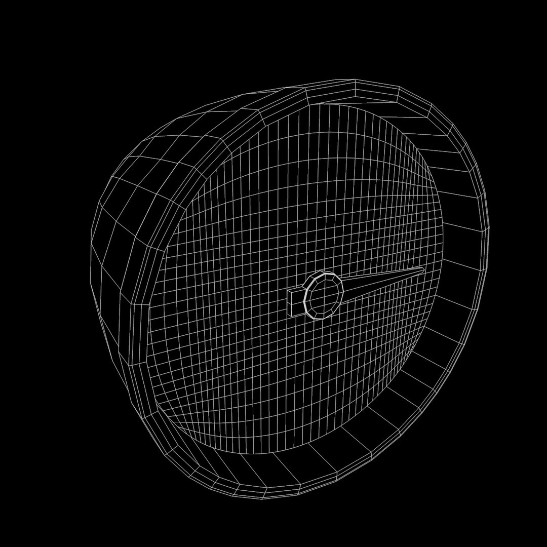 3d Model Of Speedometer Meter