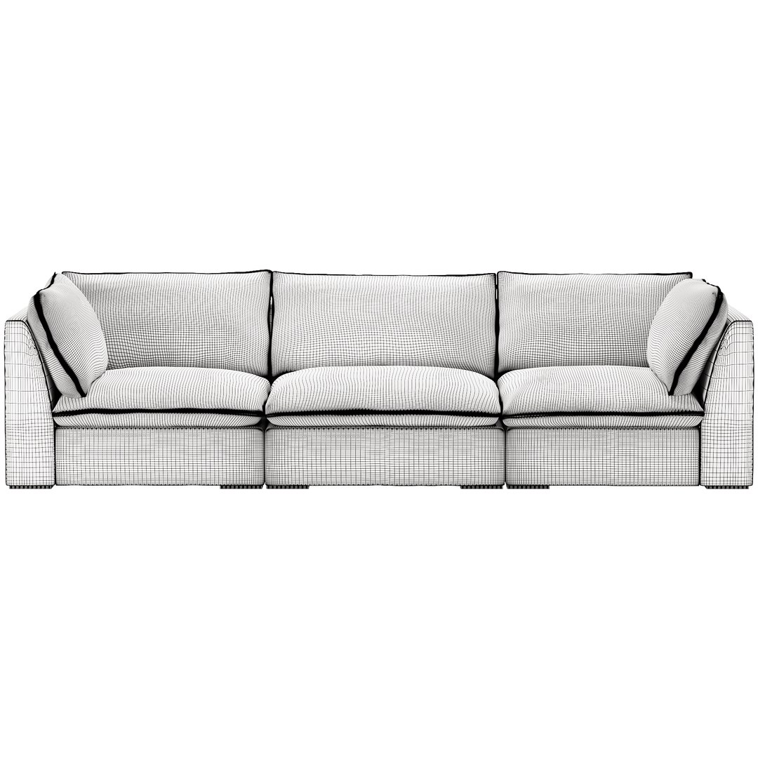 3D Costera Modular Sofa Model - TurboSquid 2251708