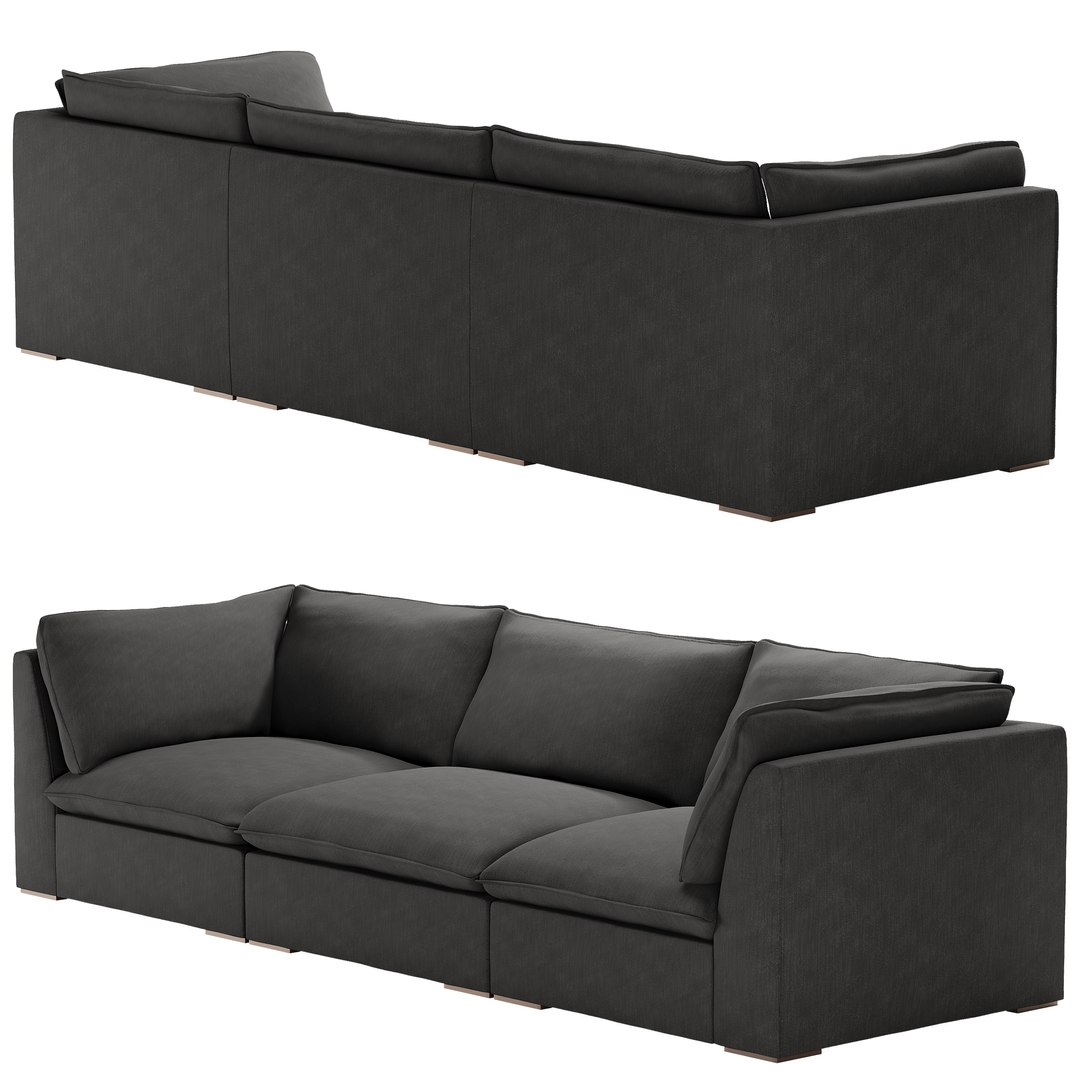 3D Costera Modular Sofa Model - TurboSquid 2251708