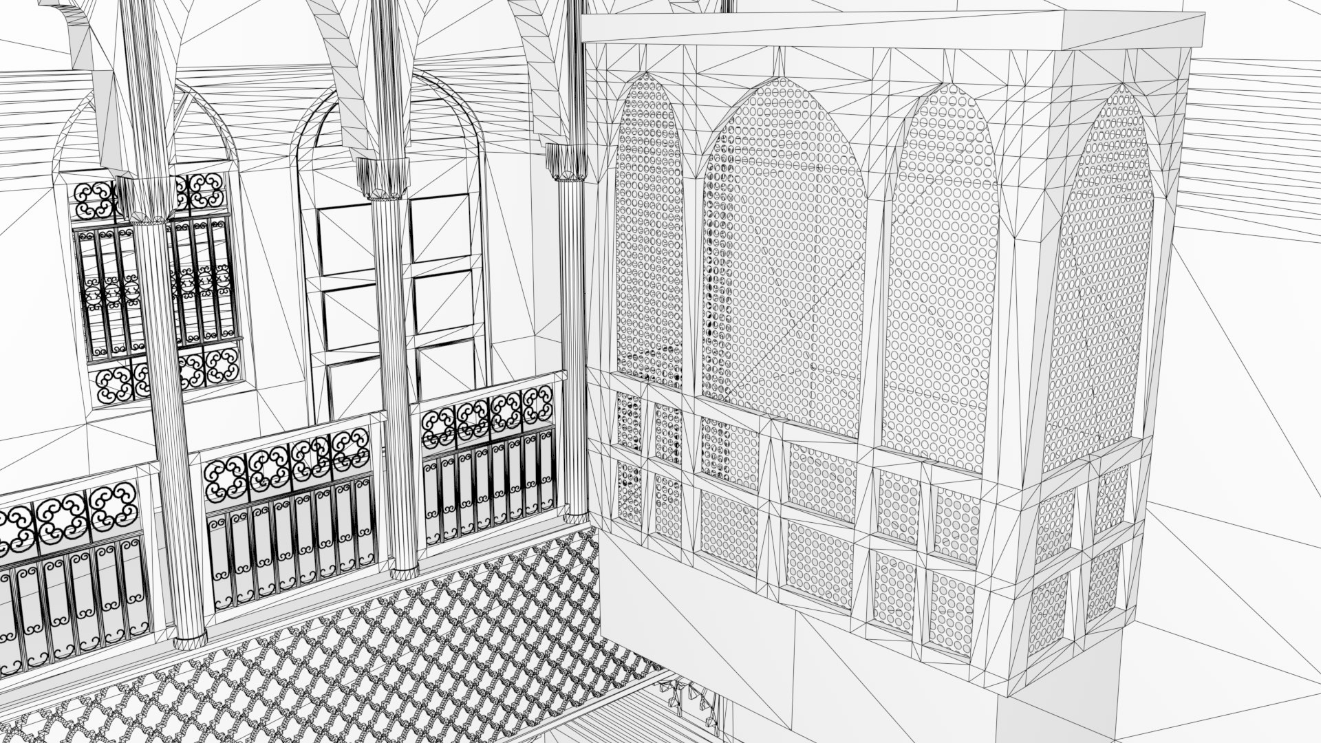 3D Model Traditional Moroccan House Building - TurboSquid 1661854
