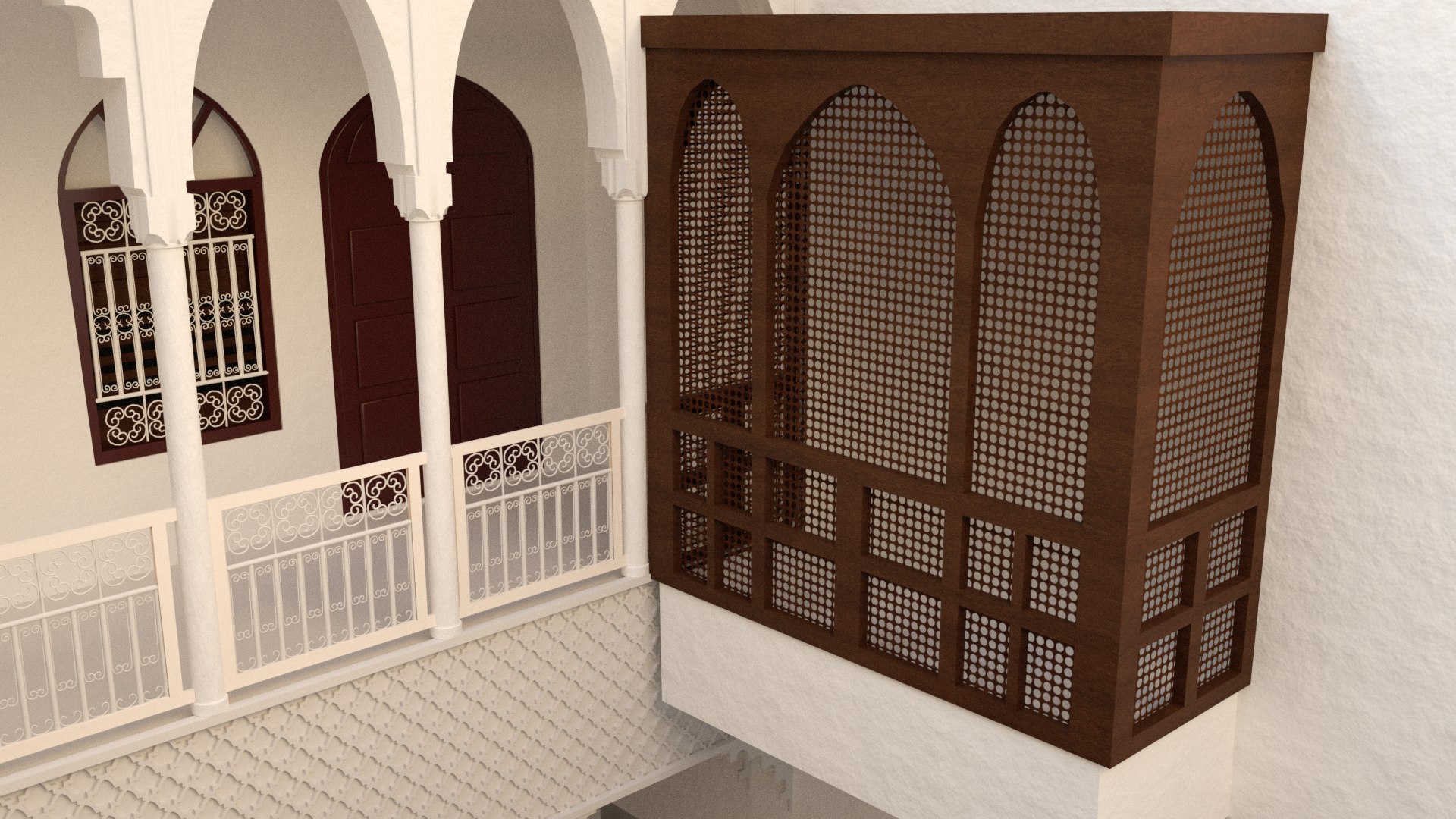 3D Model Traditional Moroccan House Building - TurboSquid 1661854
