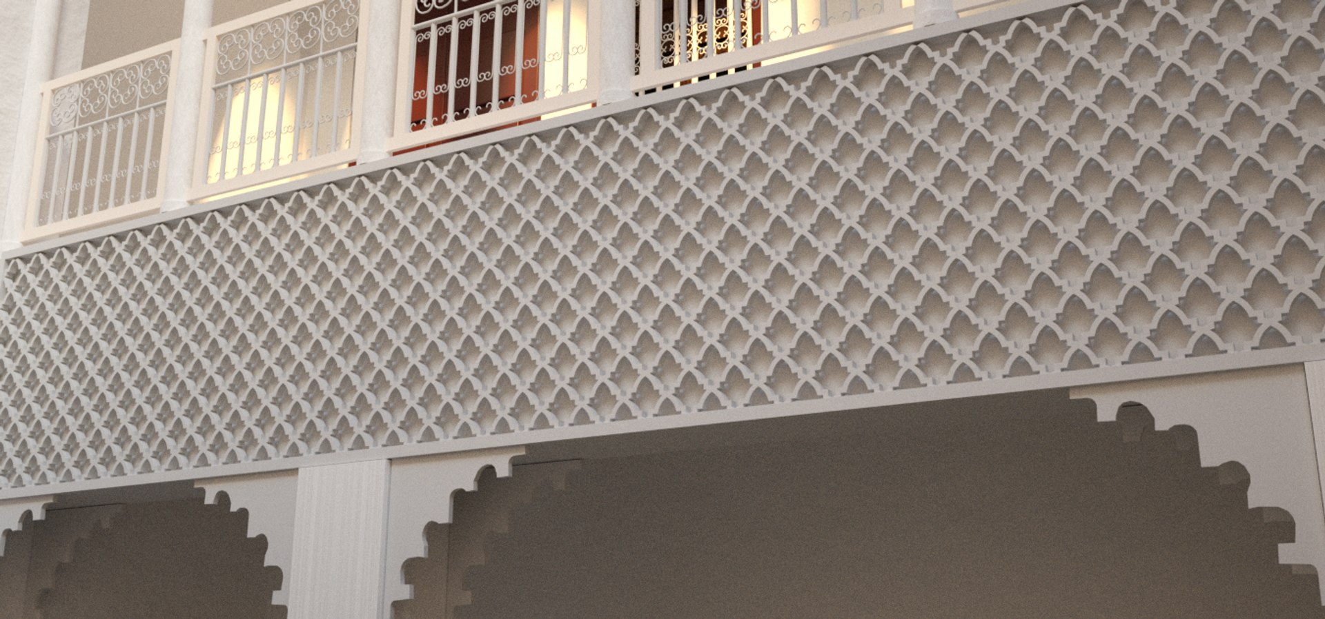 3D Model Traditional Moroccan House Building - TurboSquid 1661854