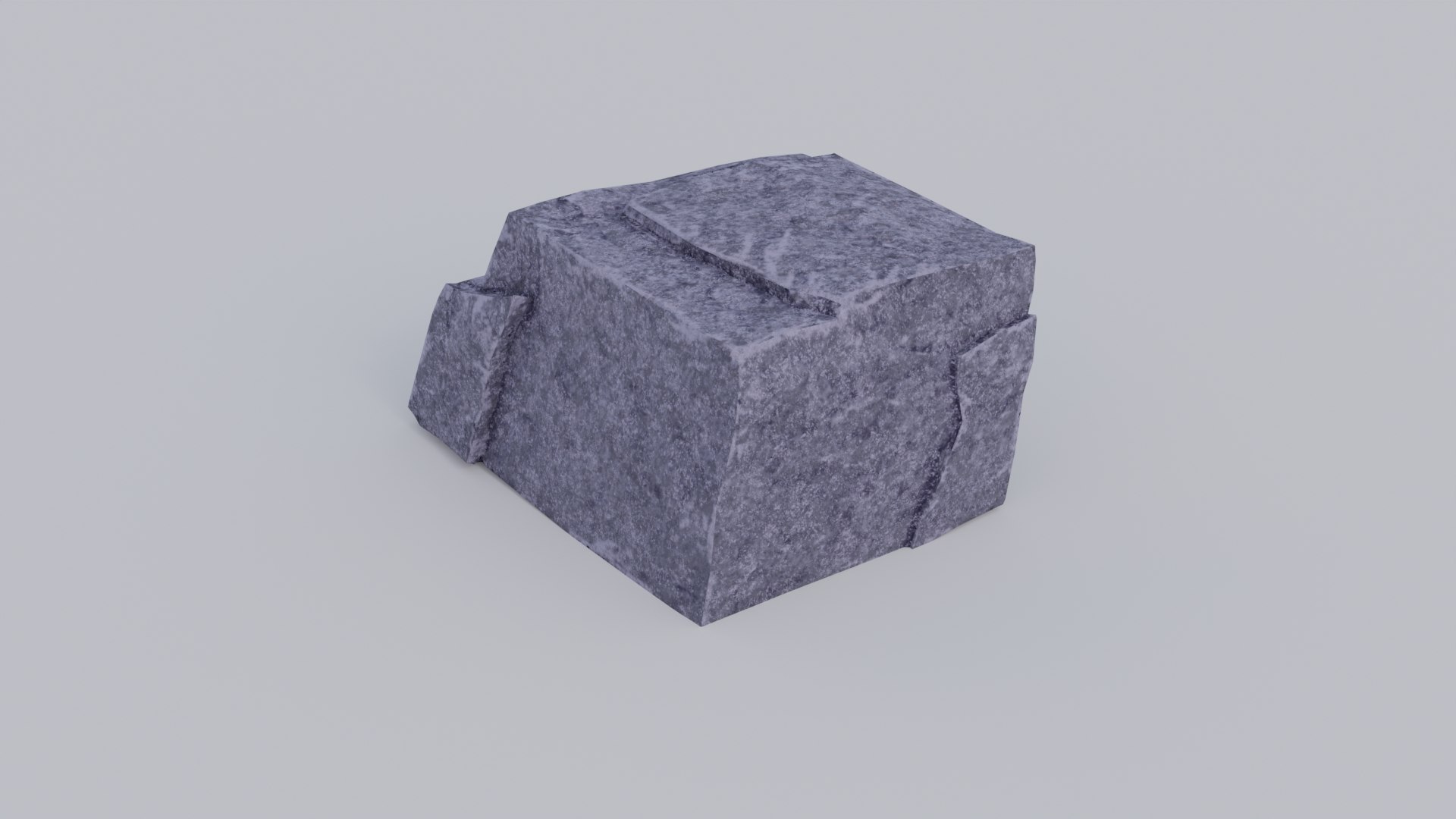 3D Stone Cube Model - TurboSquid 1929302