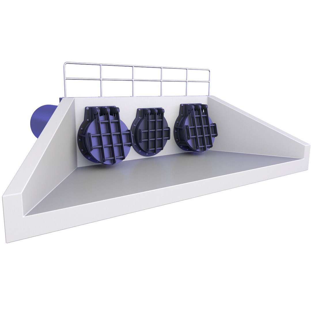 Storm Water Sewer Outlet Flap Valve 37 3D Model - TurboSquid 1979992