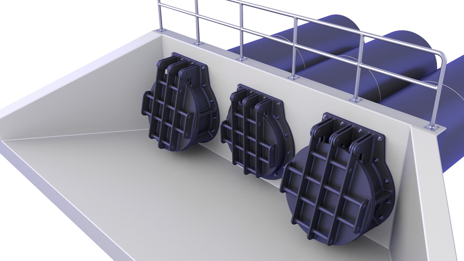 Storm Water Sewer Outlet Flap Valve 37 3D Model - TurboSquid 1979992