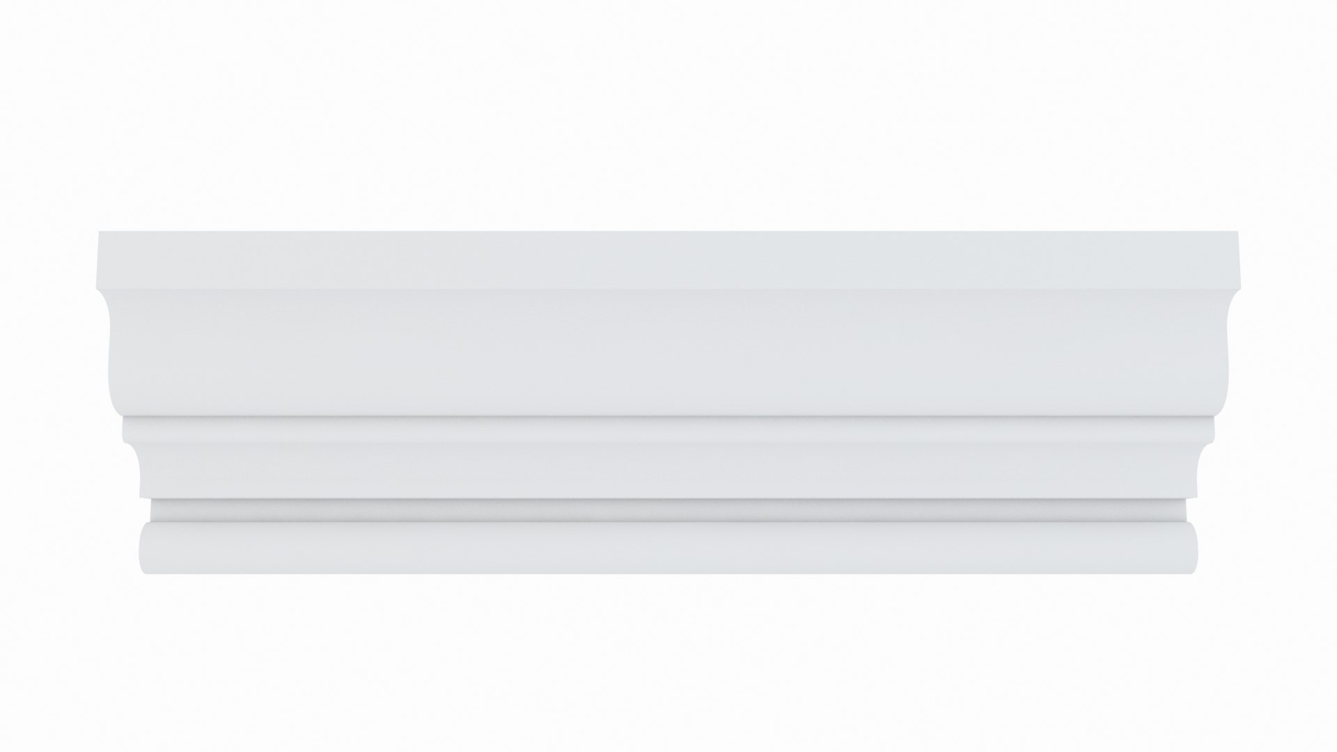 Cornice 167 Straight Model - TurboSquid 2030712