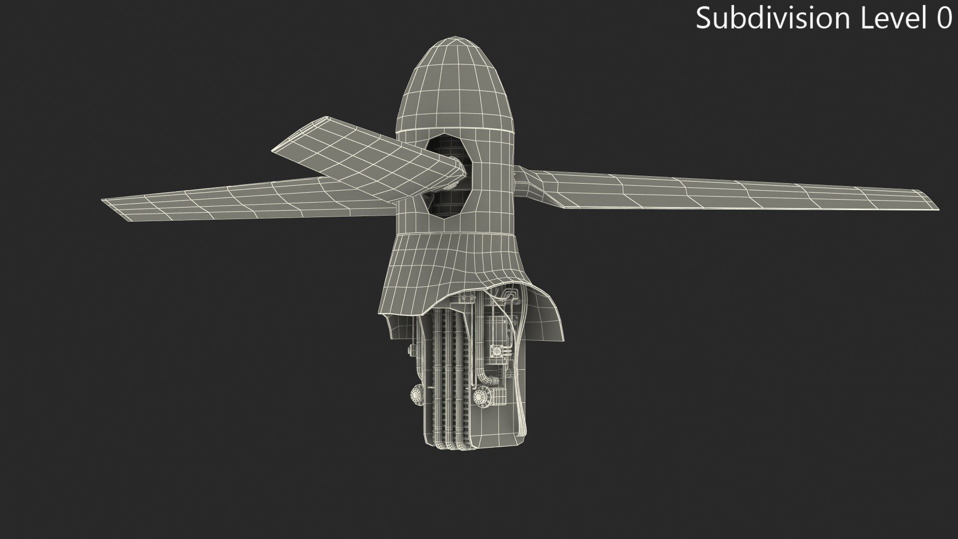 3D Tiltrotor Engine - TurboSquid 1494893