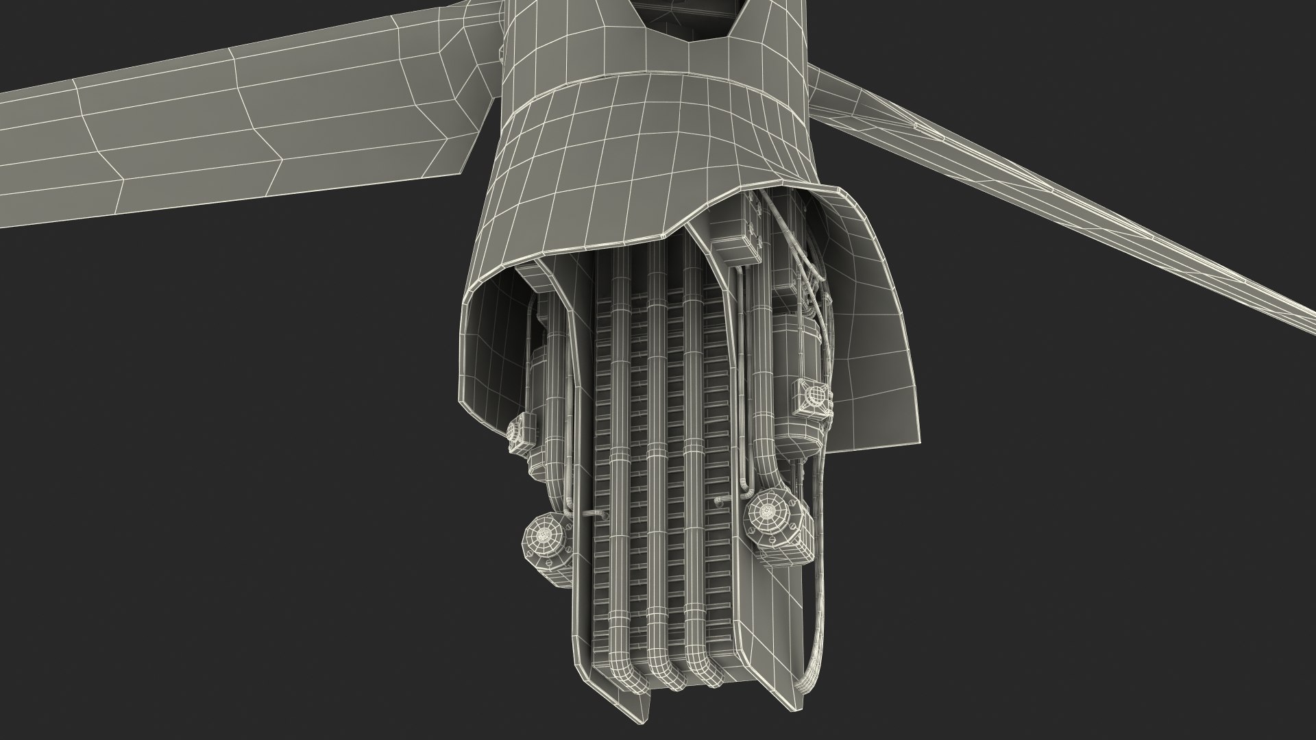 3D Tiltrotor Engine - TurboSquid 1494893