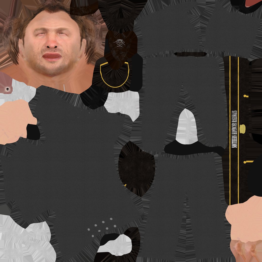 Railroad Porter Rigged Pbr 3D Model | 1145290 | TurboSquid