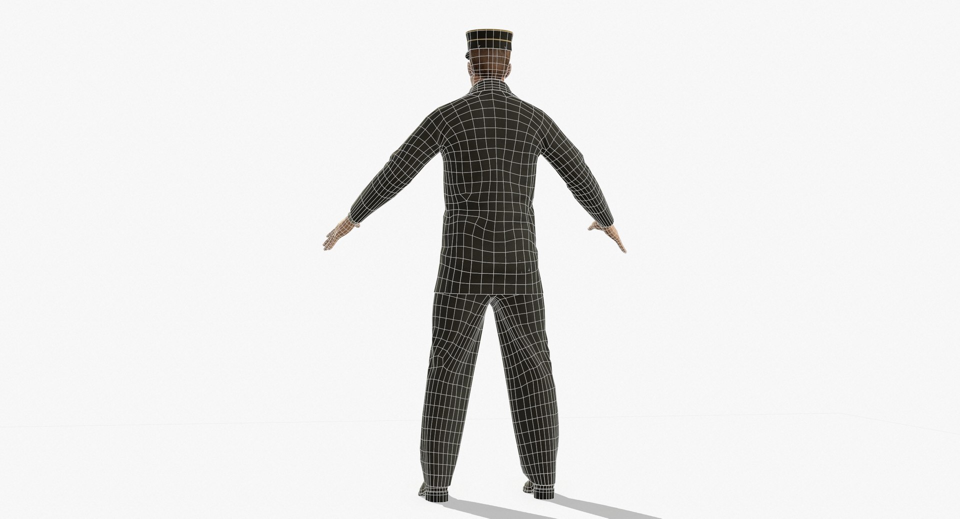 Railroad Porter Rigged Pbr 3D Model | 1145290 | TurboSquid