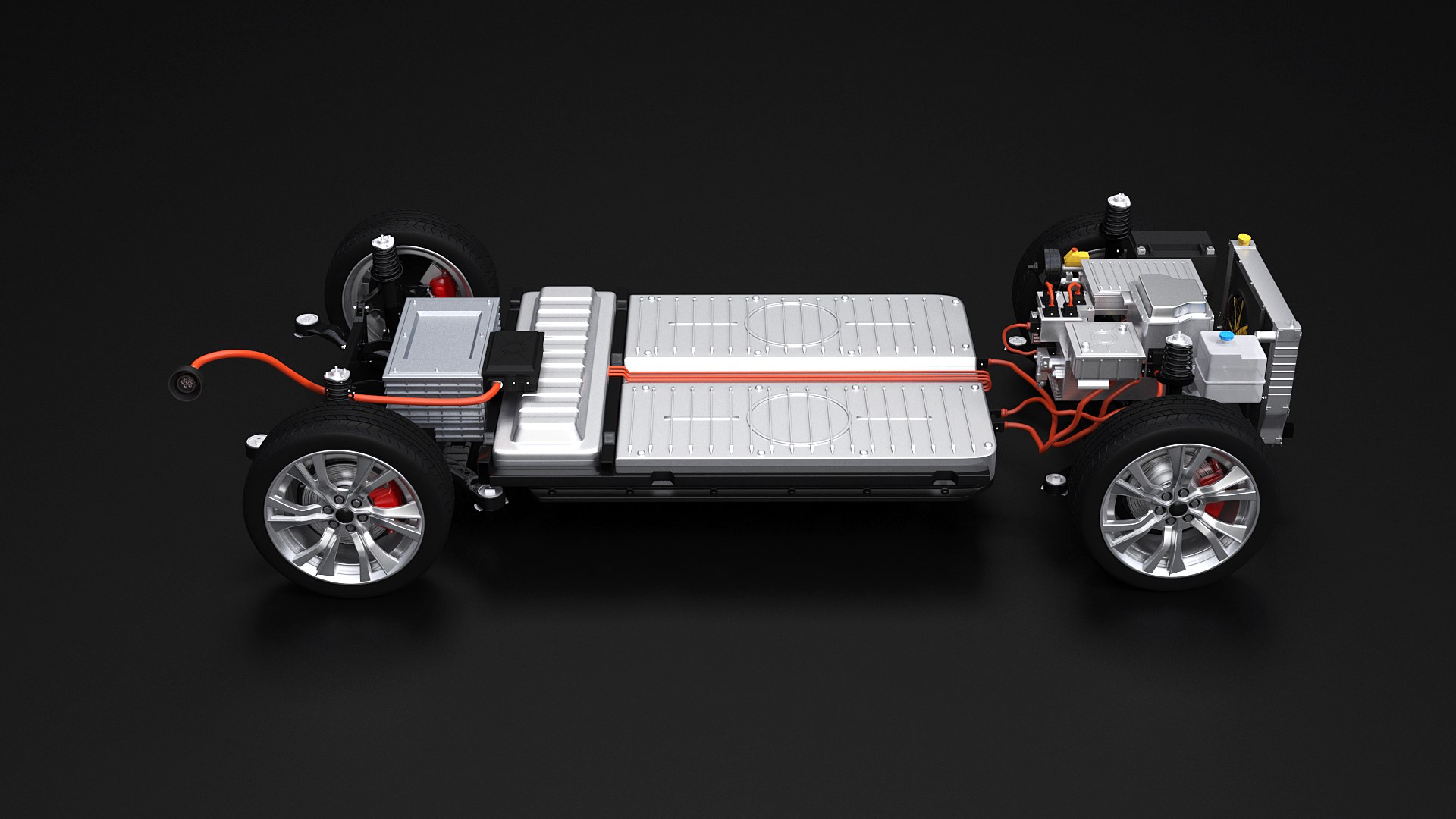 3D Generic Electric Car FWD Chassis - TurboSquid 1821907