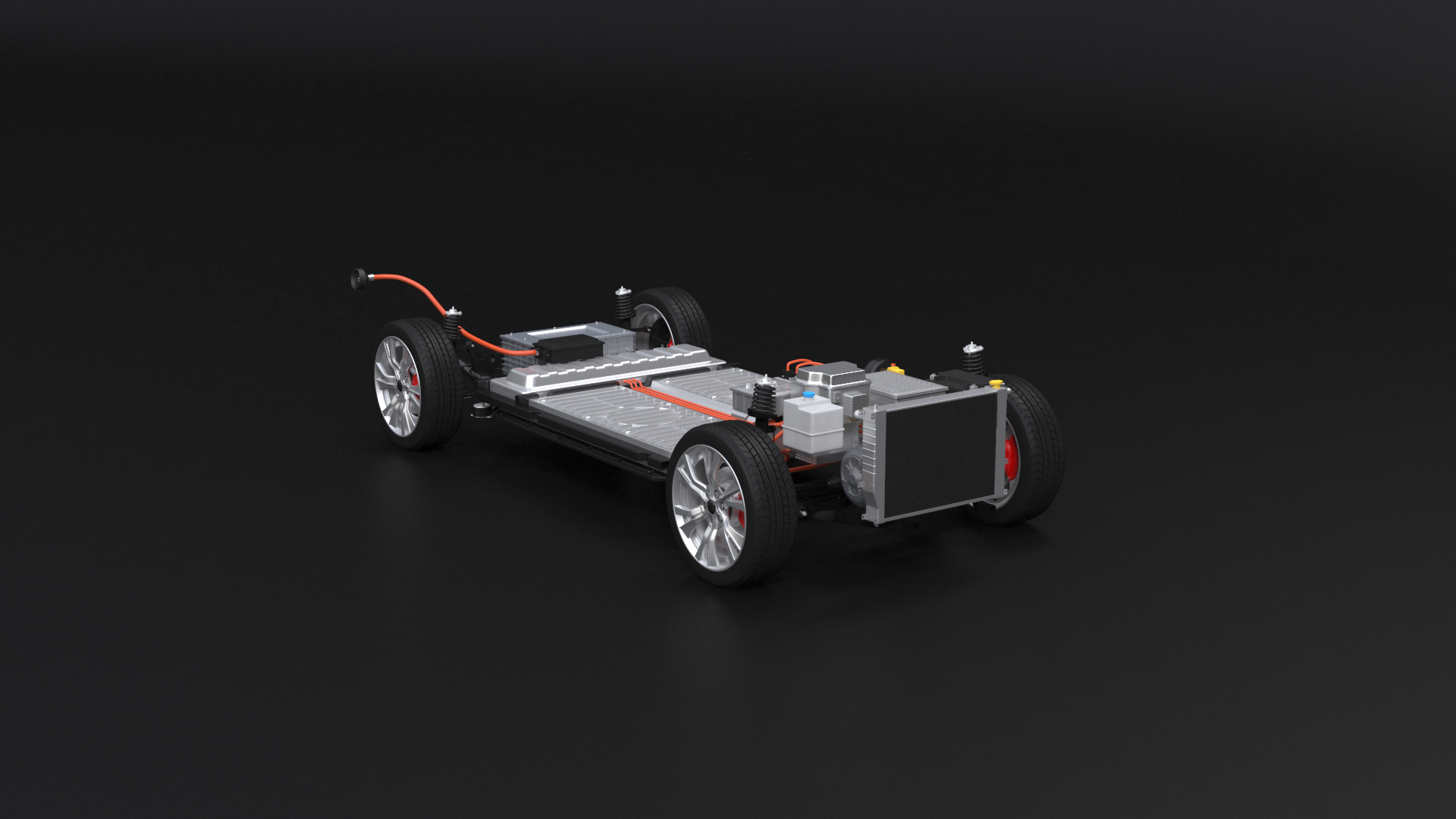 3D Generic Electric Car FWD Chassis - TurboSquid 1821907