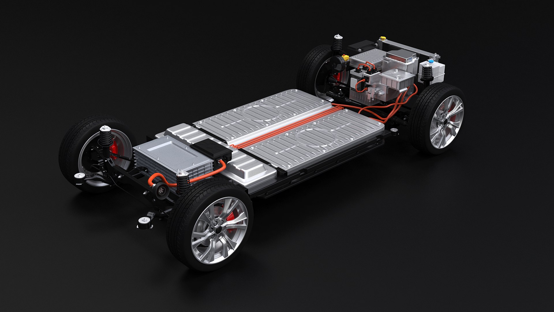 3D Generic Electric Car FWD Chassis - TurboSquid 1821907