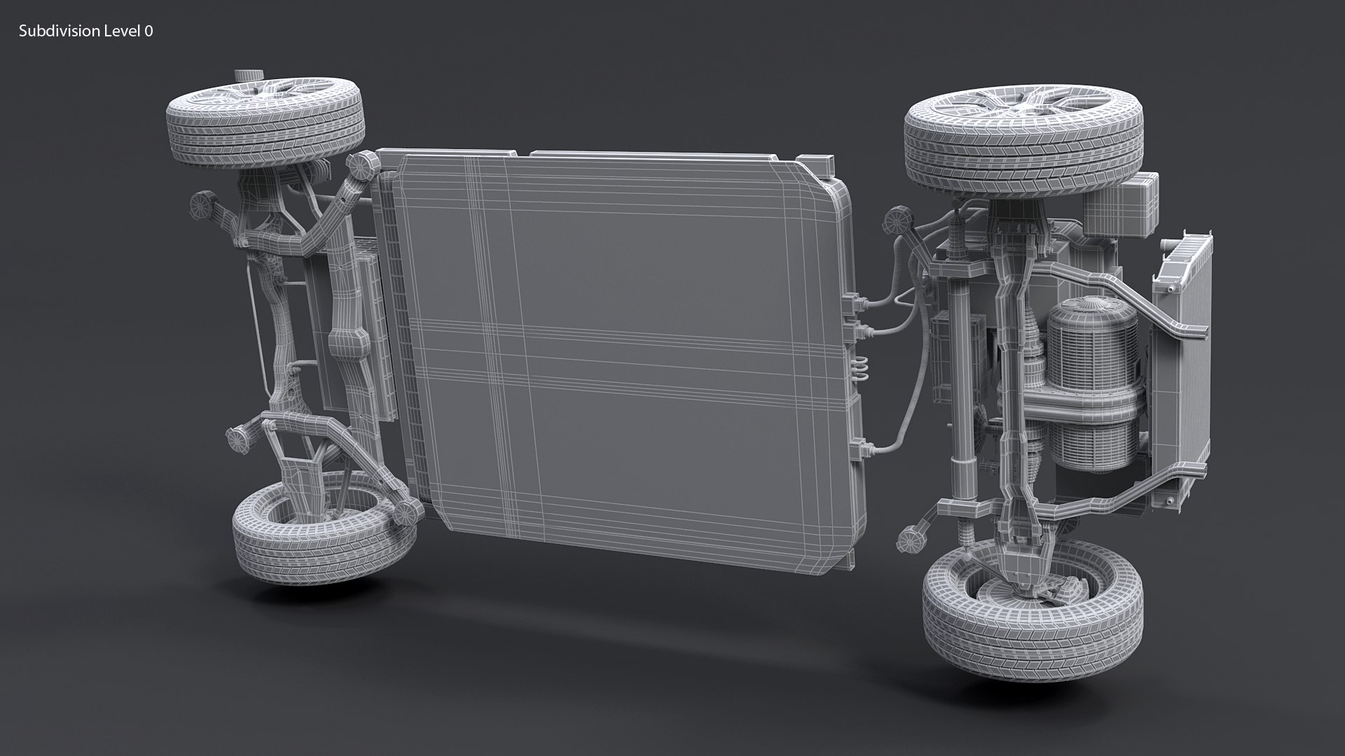 3D Generic Electric Car FWD Chassis - TurboSquid 1821907