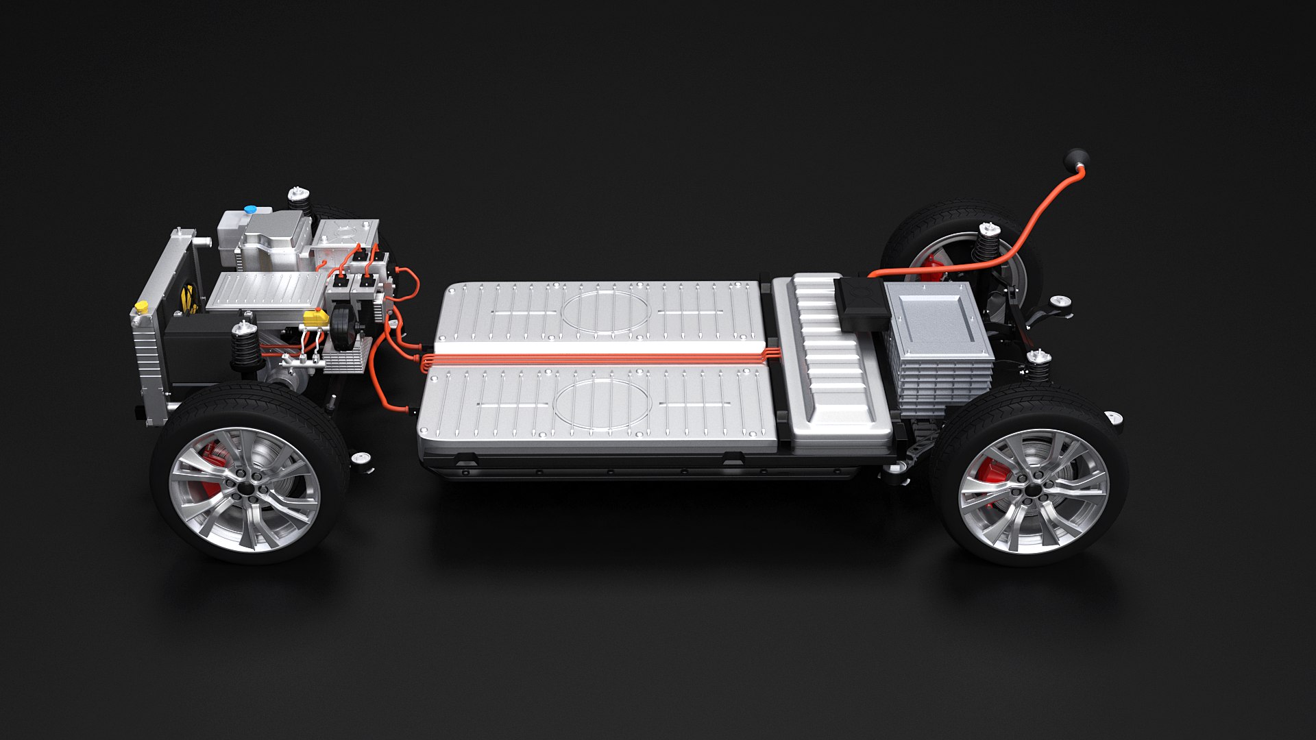 3D Generic Electric Car FWD Chassis - TurboSquid 1821907