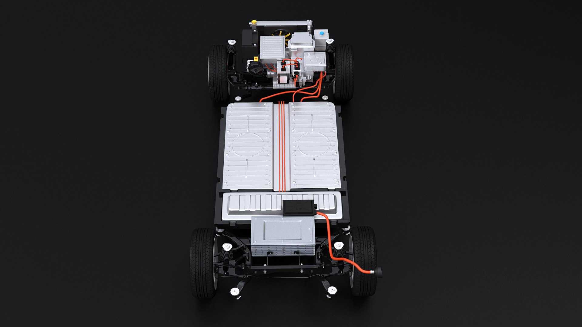 3D Generic Electric Car FWD Chassis - TurboSquid 1821907