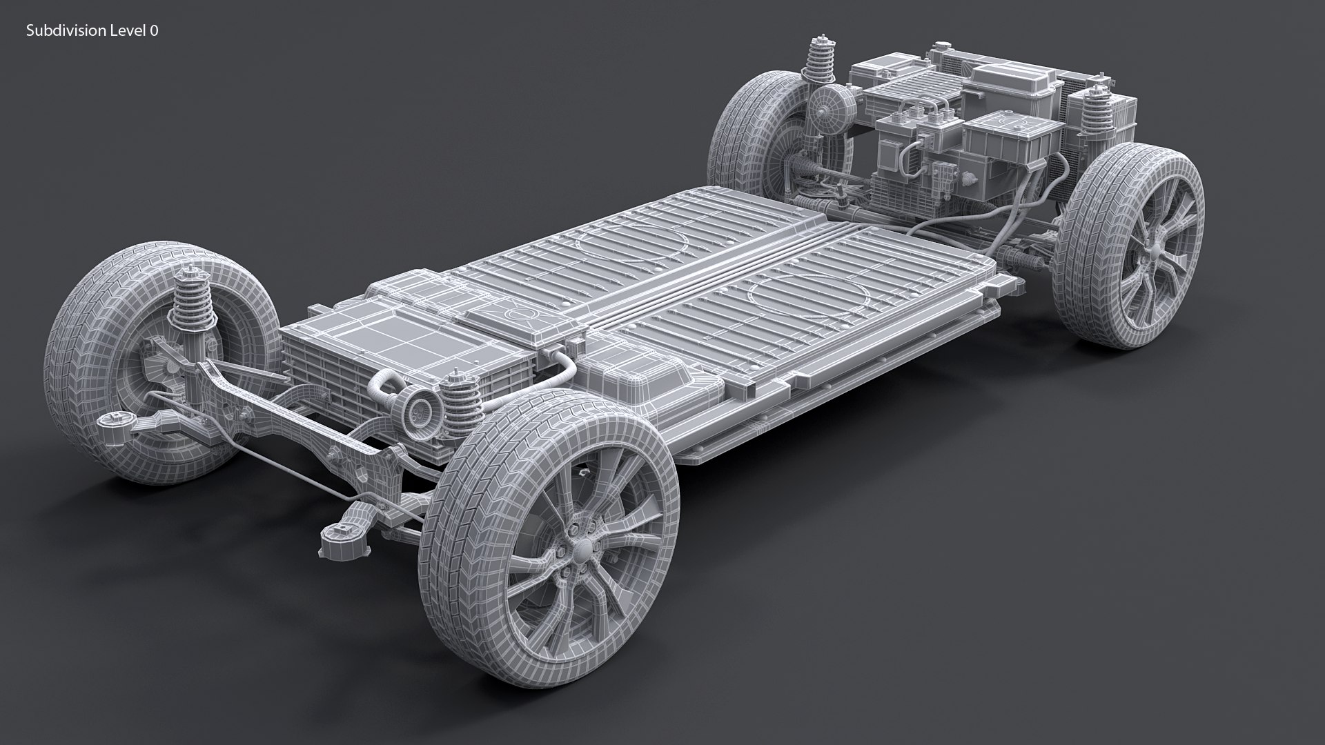 3D Generic Electric Car FWD Chassis - TurboSquid 1821907