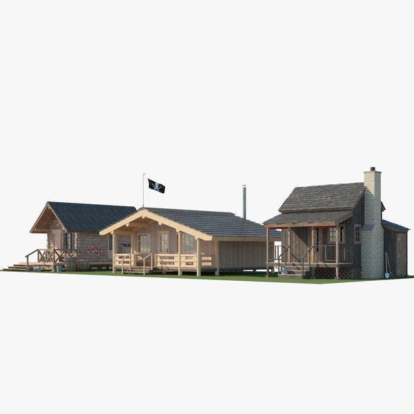 Log Cabin 3D Models for Download | TurboSquid