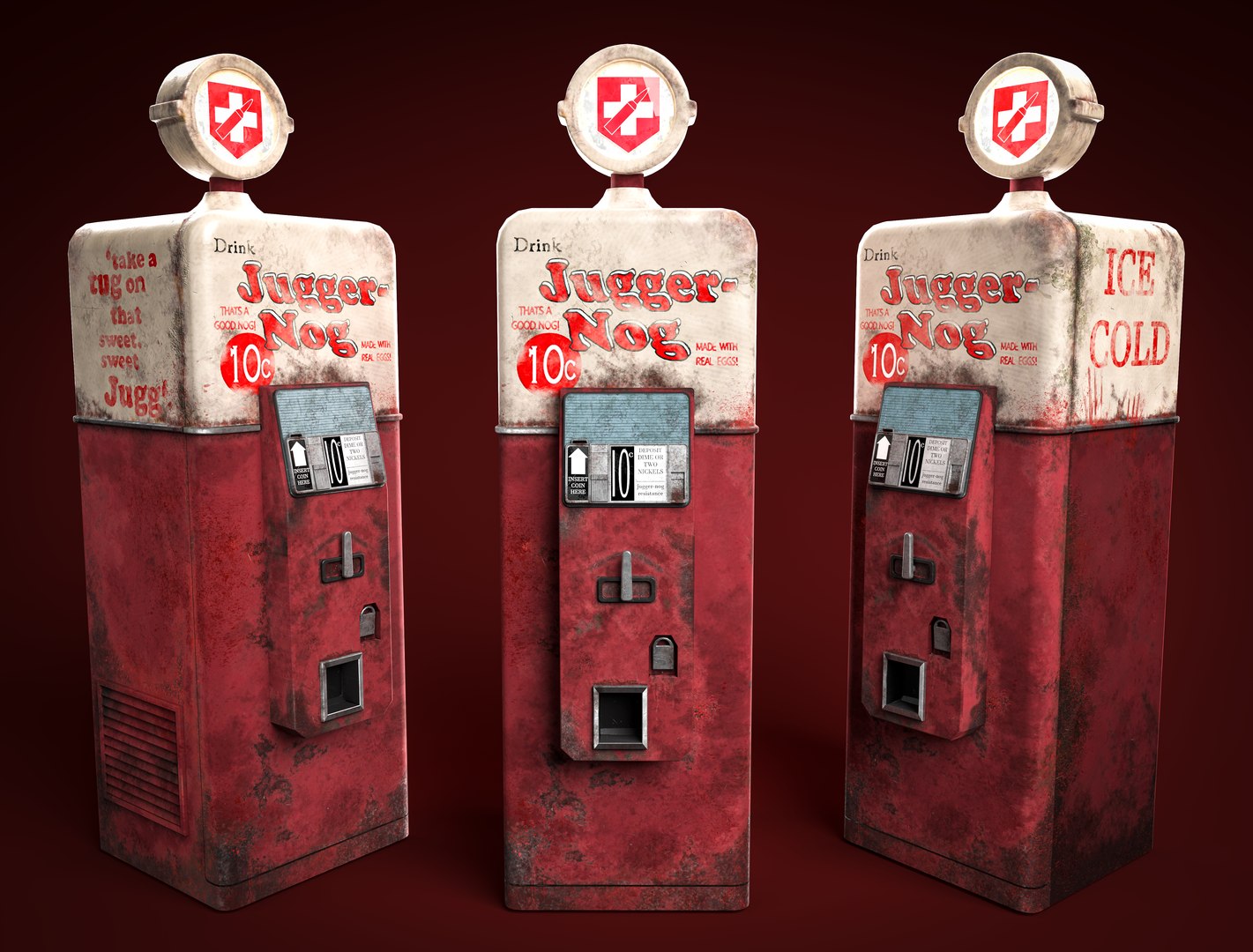 3D Call Of Duty Black Ops II Jugger-Nog Perk Machine - TurboSquid 2284178