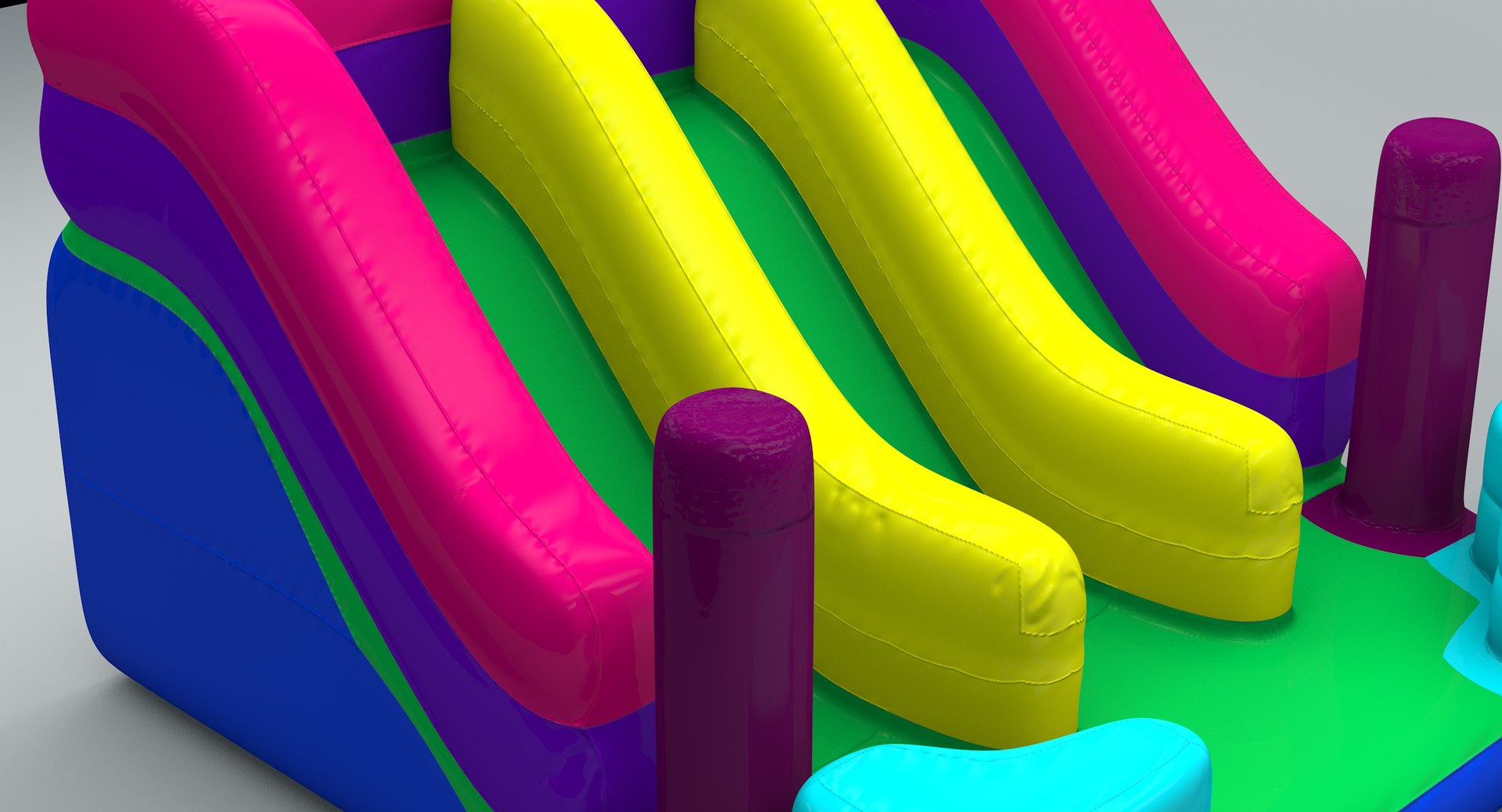 Inflatable Slide 3d Obj