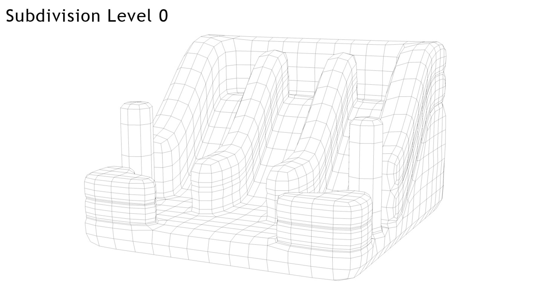 Inflatable Slide 3d Obj