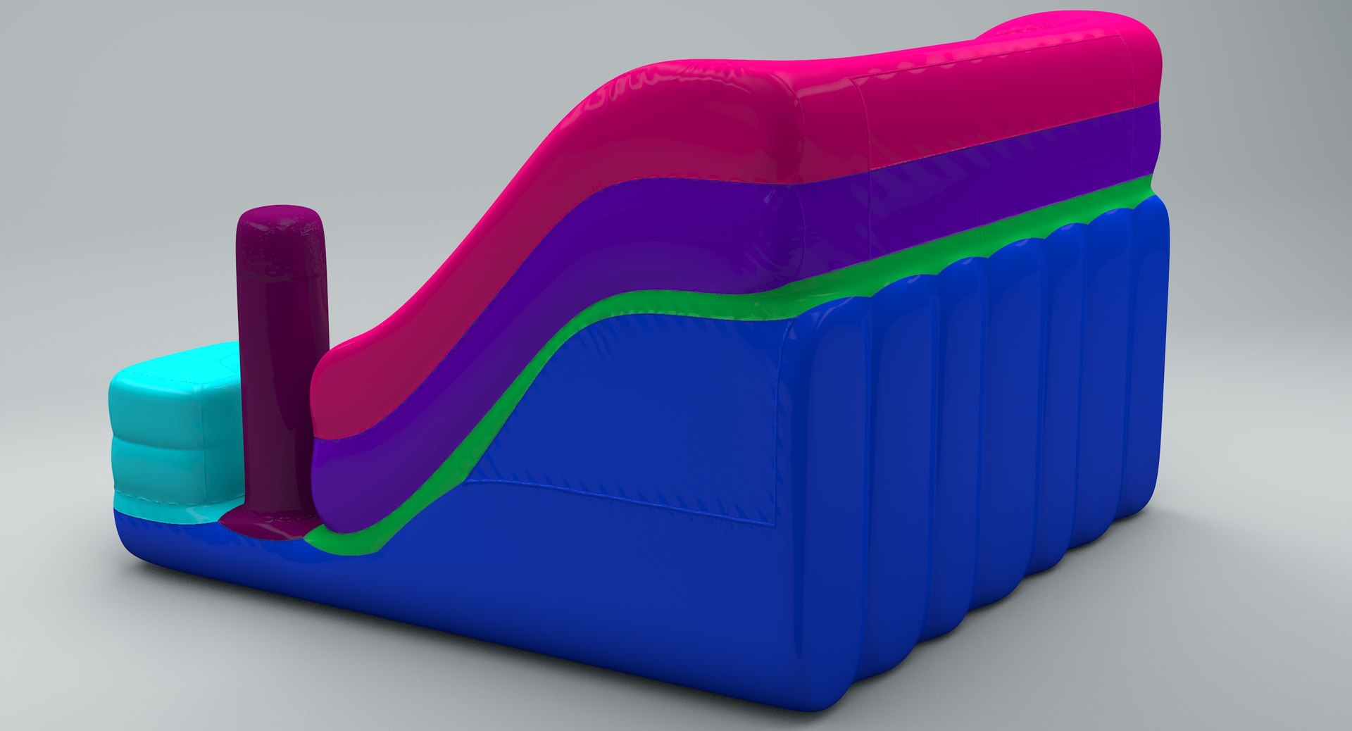 Inflatable Slide 3d Obj