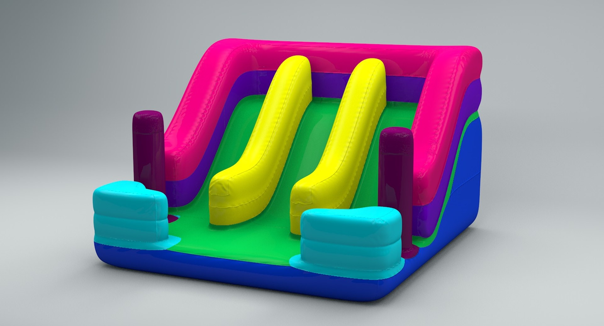 Inflatable Slide 3d Obj