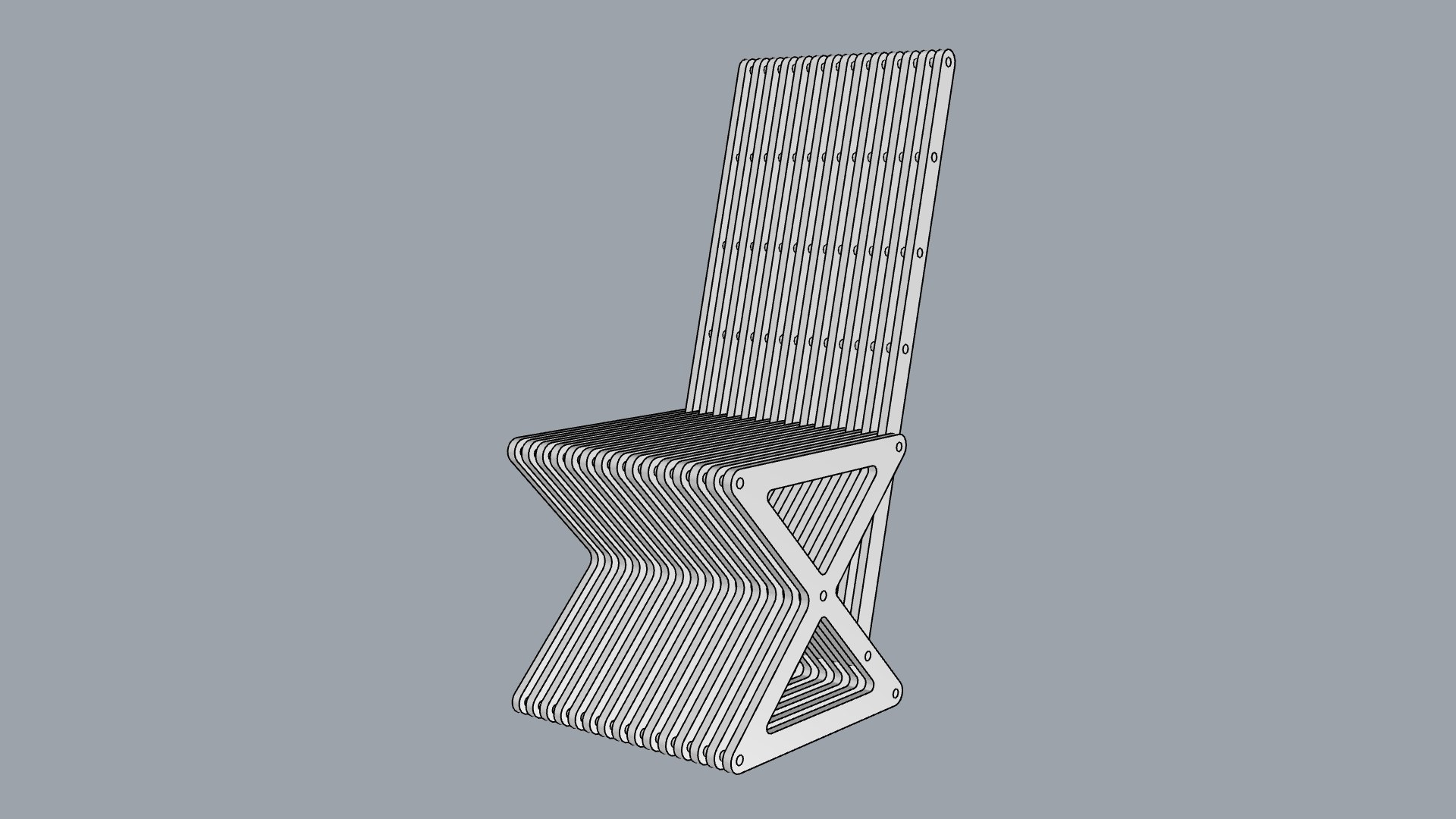 Chair infinity rhinoceros 3D model - TurboSquid 1478222