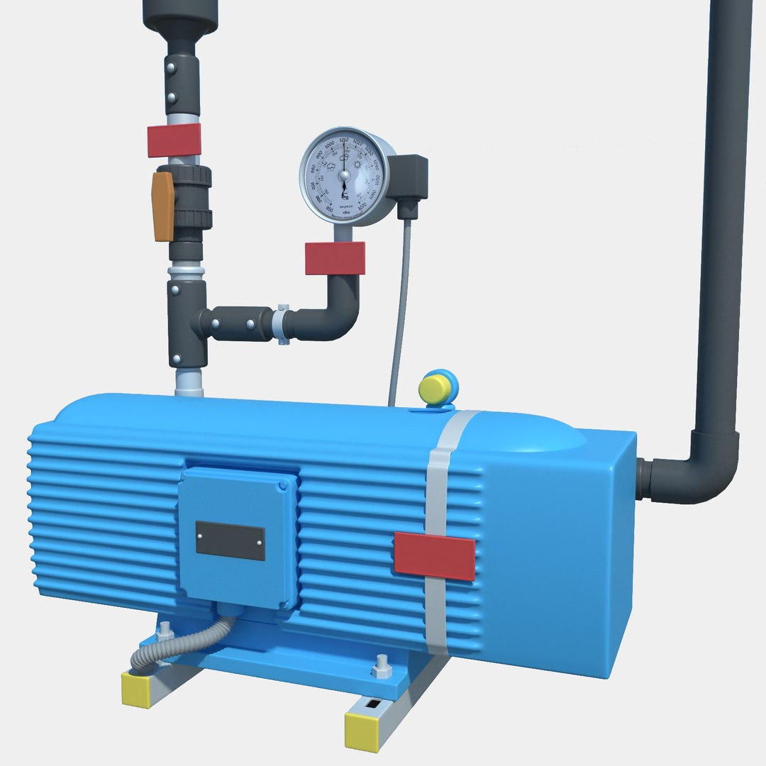 Electric Pump 3d Obj