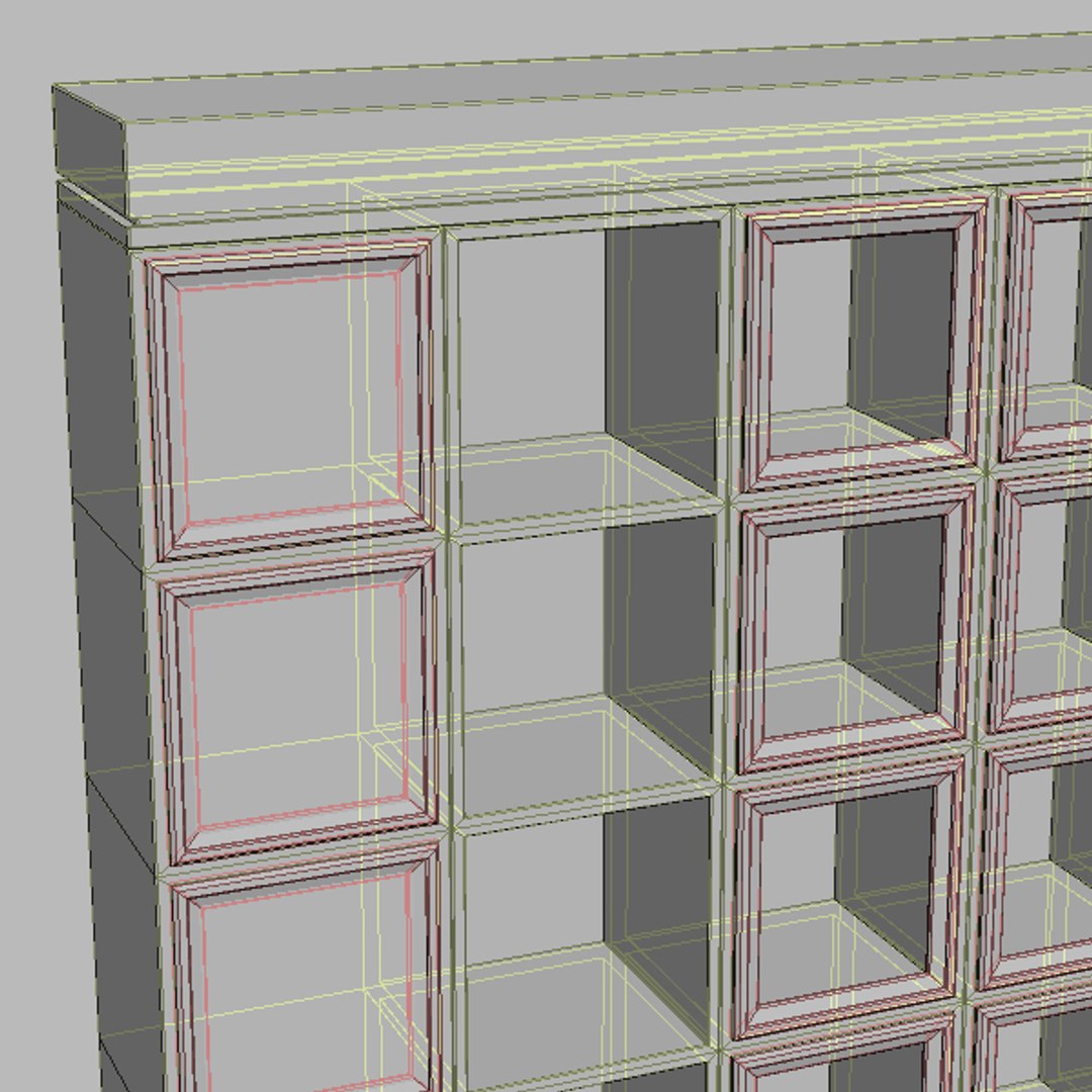 3d model cabinet details