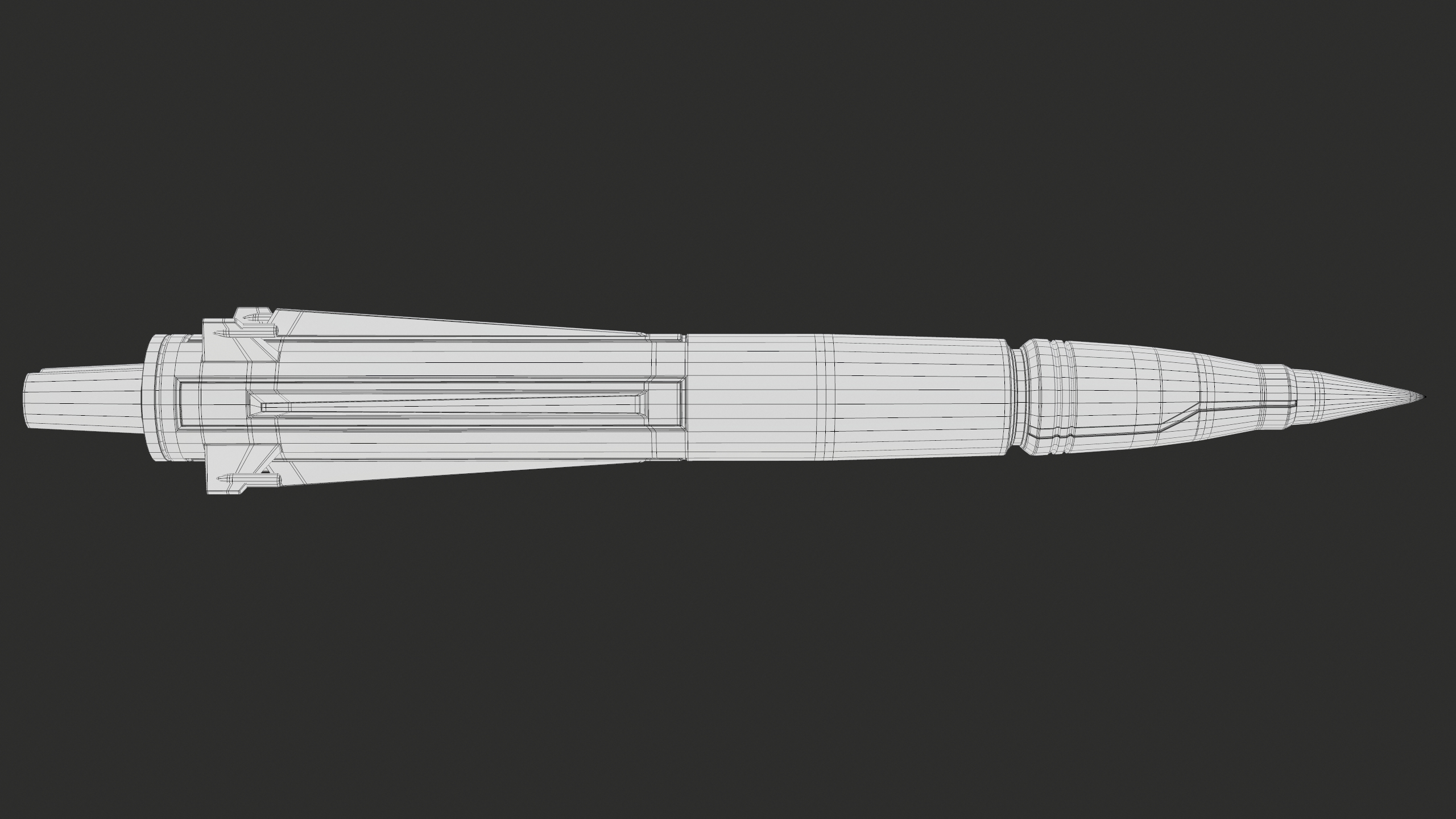 3D Sci-Fi Missile 02 - TurboSquid 1816128