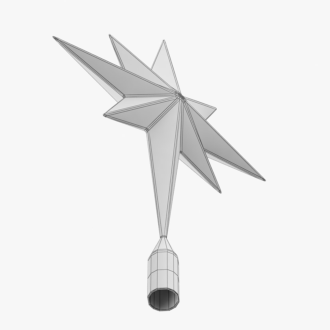 3D Star Topper Tree - TurboSquid 1466385