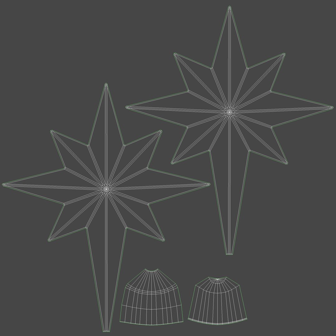 3D Star Topper Tree - TurboSquid 1466385