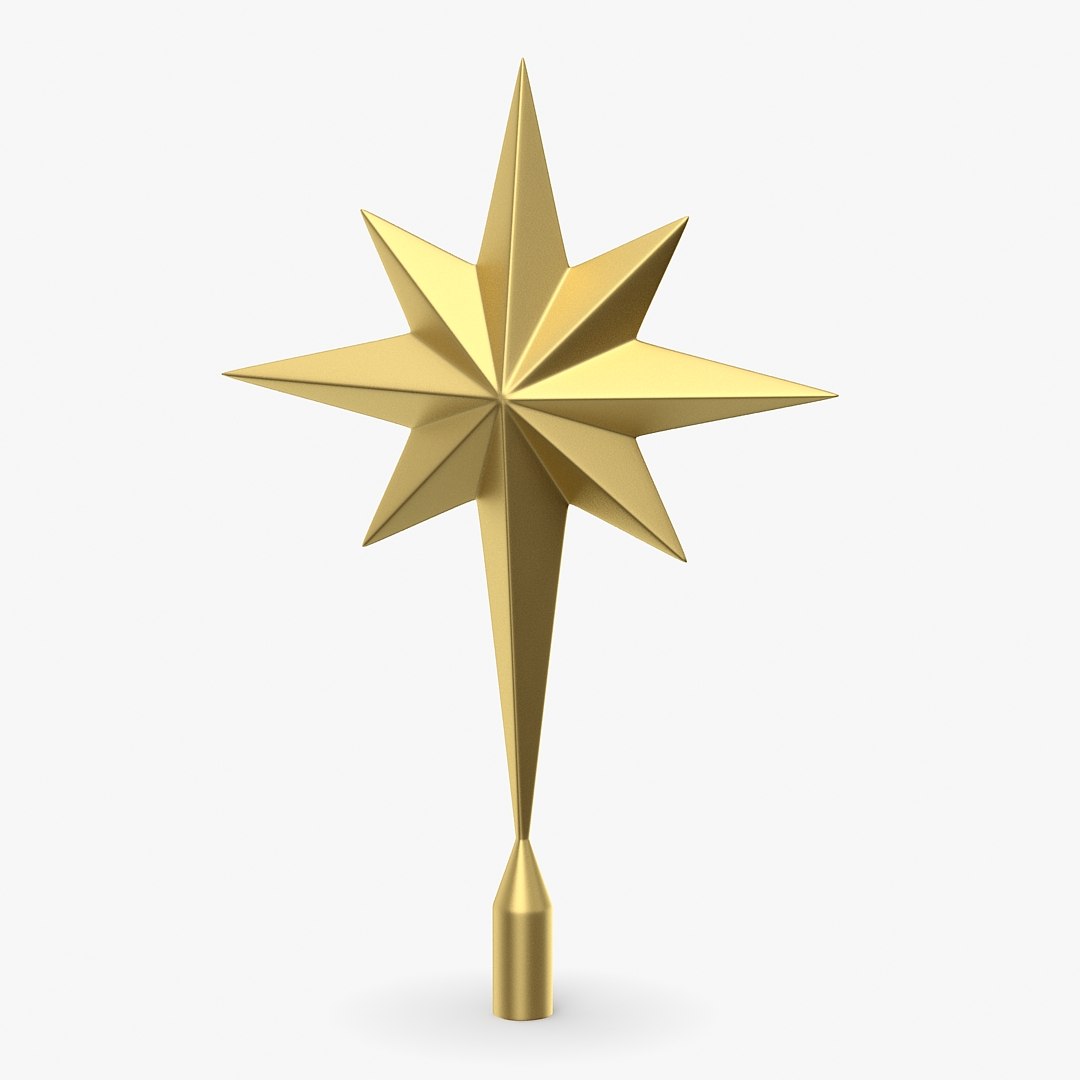 3D Star Topper Tree - TurboSquid 1466385