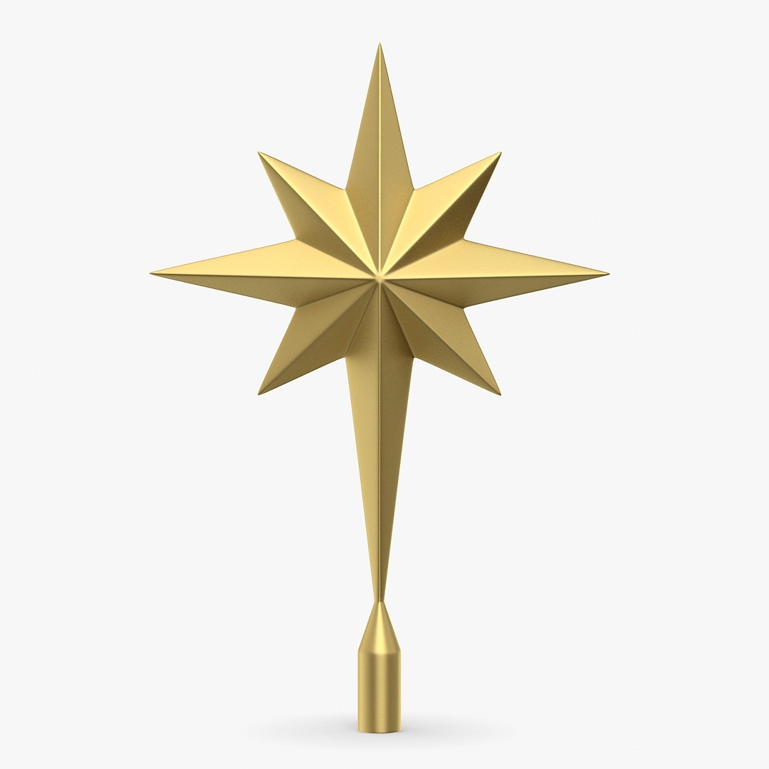 3D Star Topper Tree - TurboSquid 1466385