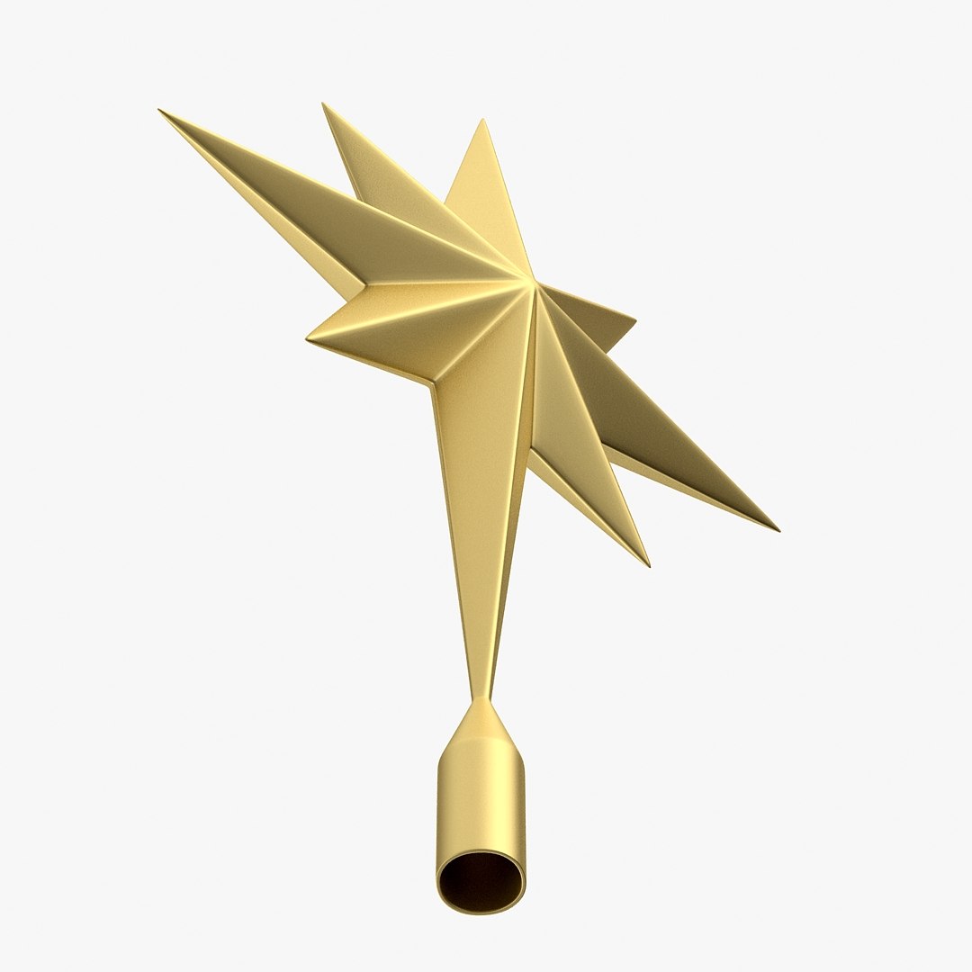 3D Star Topper Tree - TurboSquid 1466385