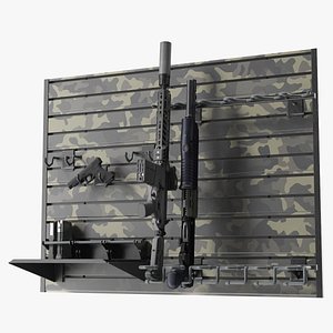 Download Free & Premium Weapon Rack 3D Models | TurboSquid