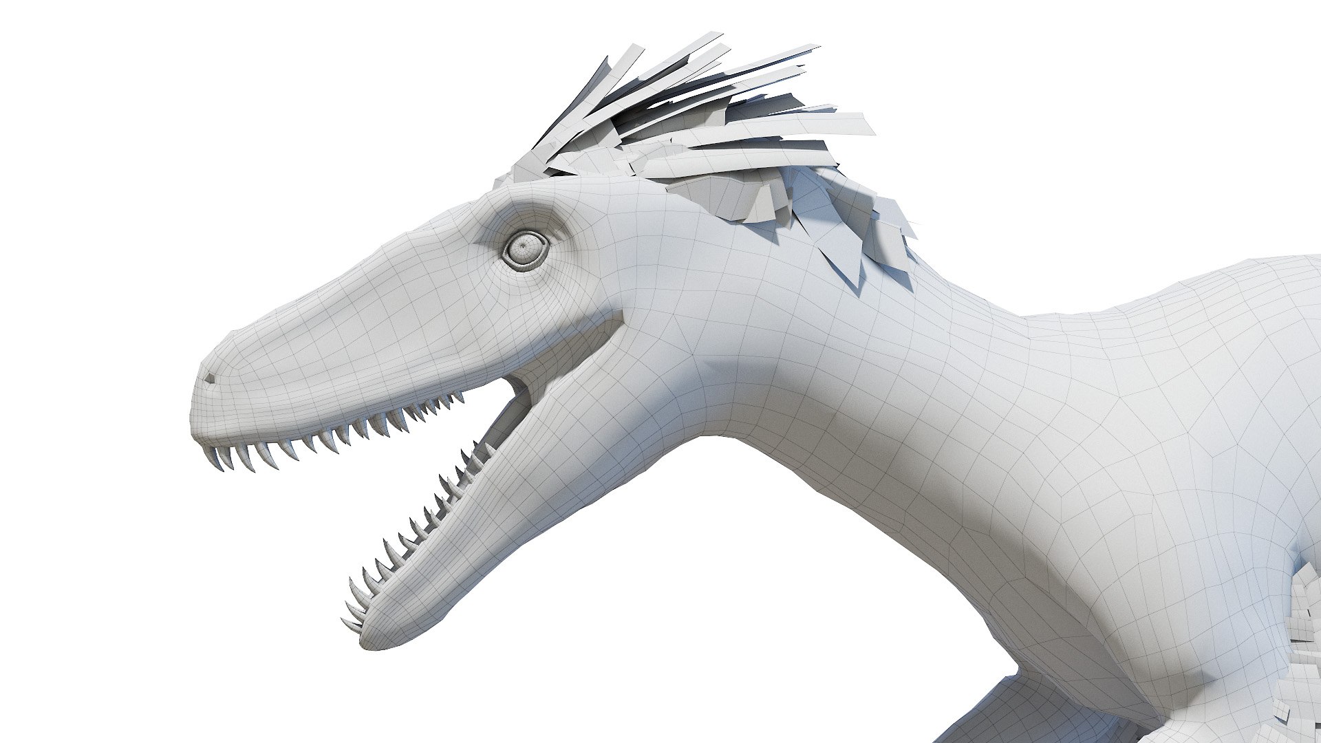 3D Utahraptor Feather Model - TurboSquid 1703037