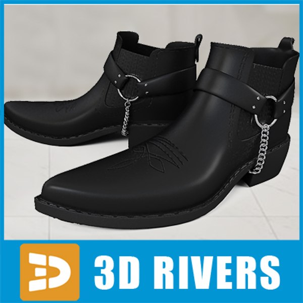 Cowboy Boots OBJ Models for Download | TurboSquid