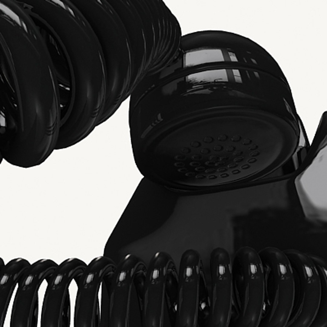 3d Rotary Telephone Model