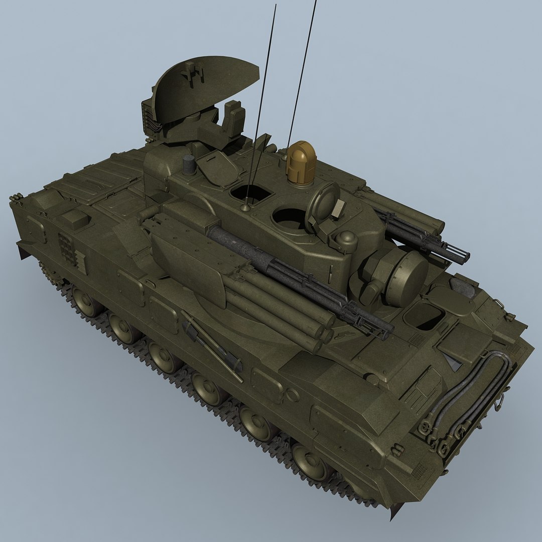 3ds Russian Tunguska-m1 Sa-19 Grison
